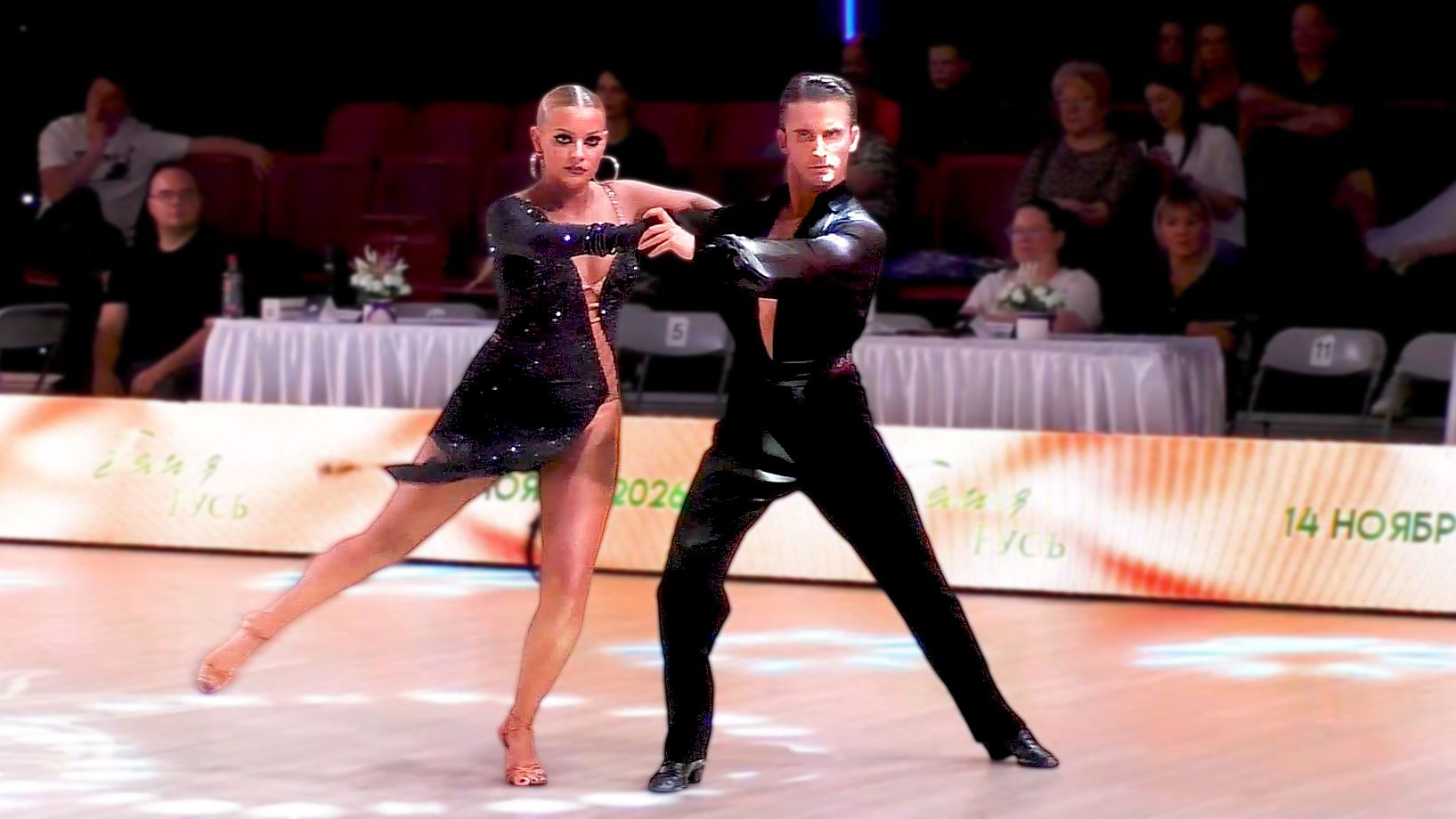 ProAm Scholarship A, Latin: ча-ча-ча, самба, румба, пасодобль, джайв. Гордость Беларуси 2026, 2 этап