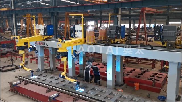 РТК на базе FANUC - Робот на портале для сварки плоских секций (пример реализации)