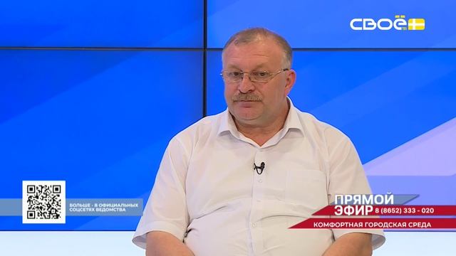 Прямой эфир. Комфортная городская среда: итоги голосования. Николай Небесский