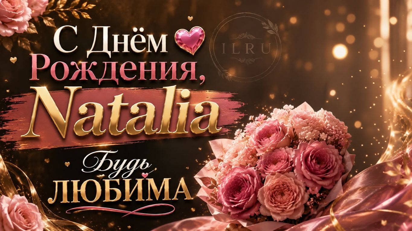 С Днём Рождения, Наталья!  Трогательное видео-поздравление