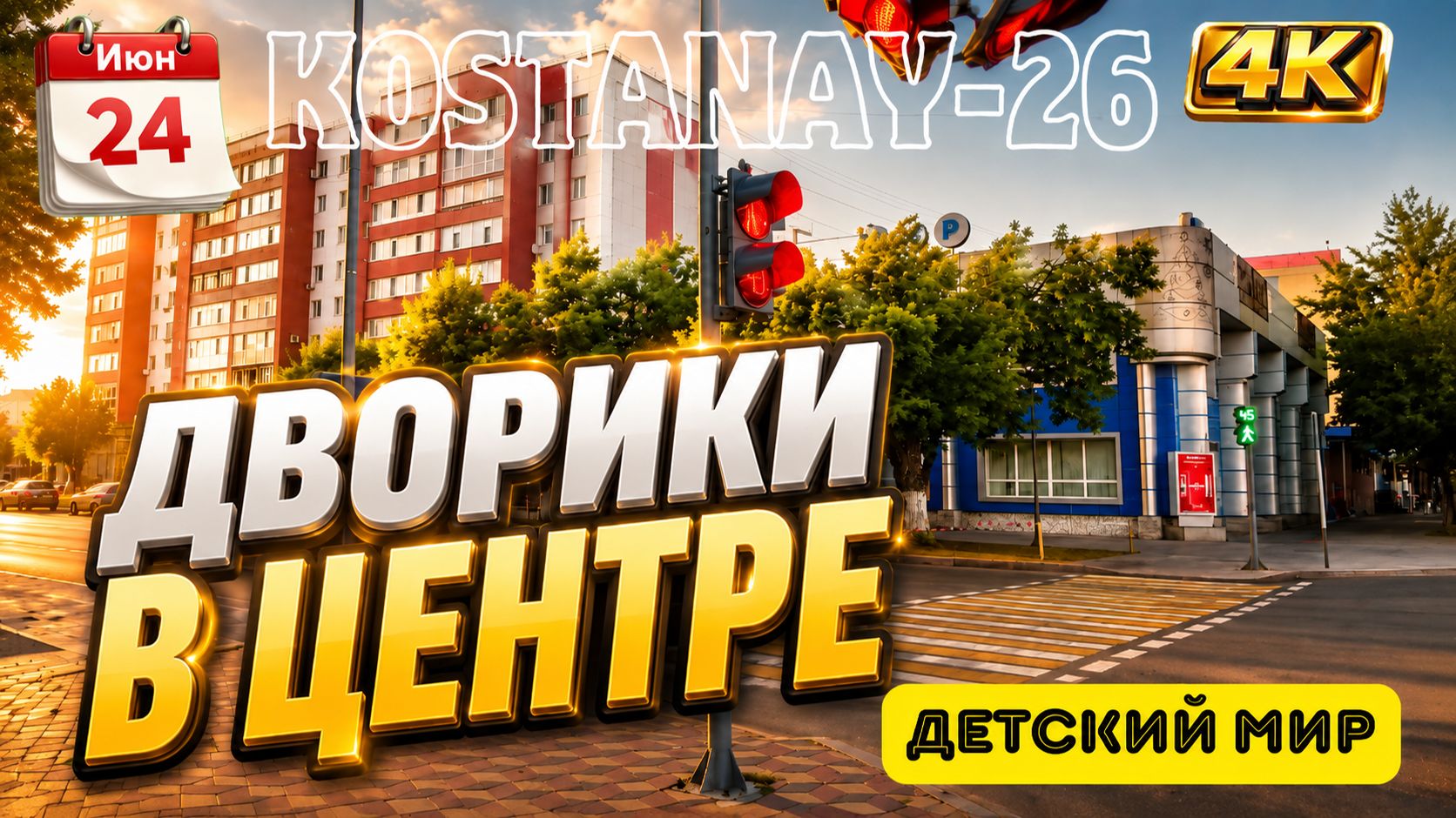 24 июн. Уютные дворы возле Детского мира: Костанай летом #kostanay #2026  #Детский_мир #sj10pro
