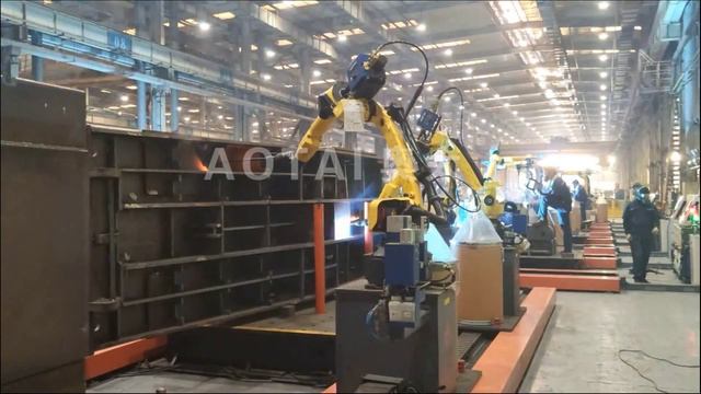 РТК на базе FANUC для сварки крупногабаритных изделий (пример реализации)