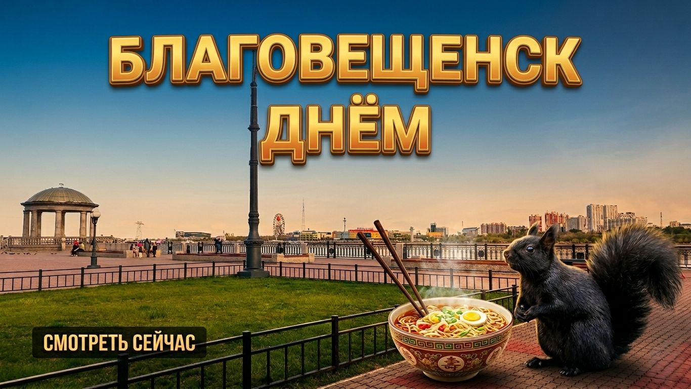 Благовещенск днём (19.05.2025).