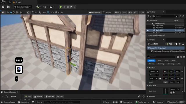 EN Blender 5 & UE5.7 Stylized Haunted Street Kit_part 10