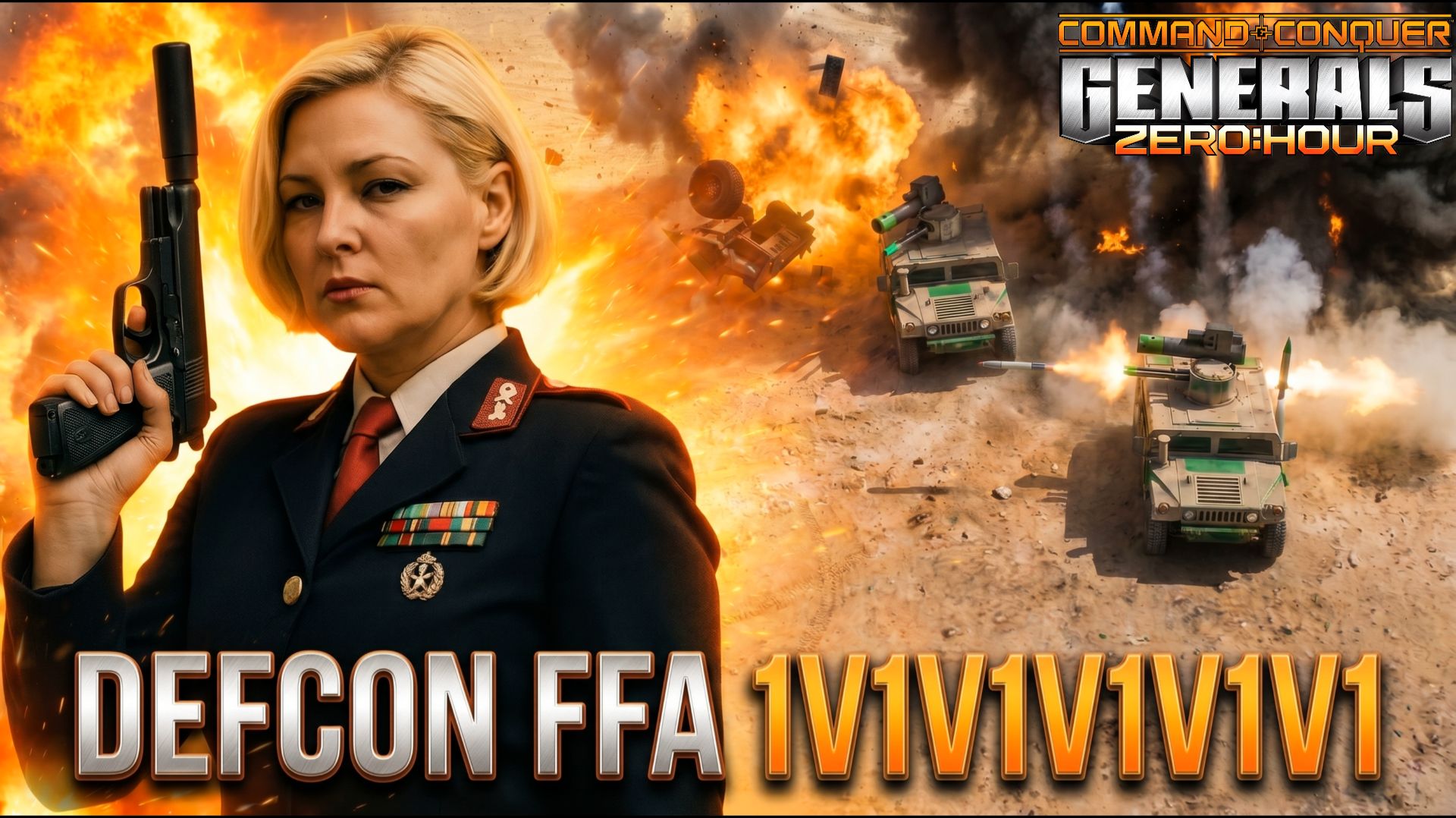 Обороноспособность! Free For All | C&C Generals Zero Hour