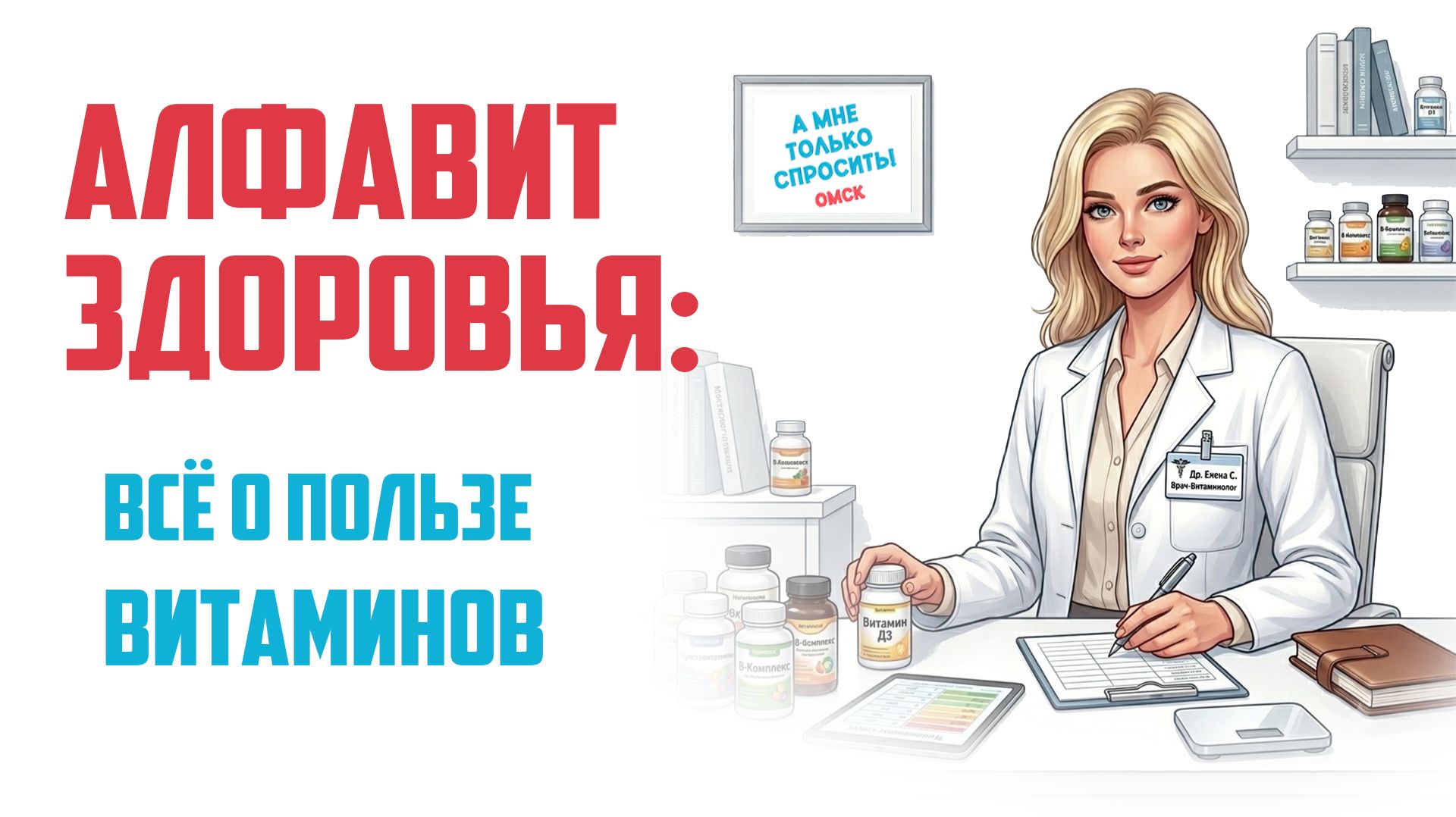 «А мне только спросить. Омск». Алфавит здоровья: всё о пользе витаминов (25.06.26)
