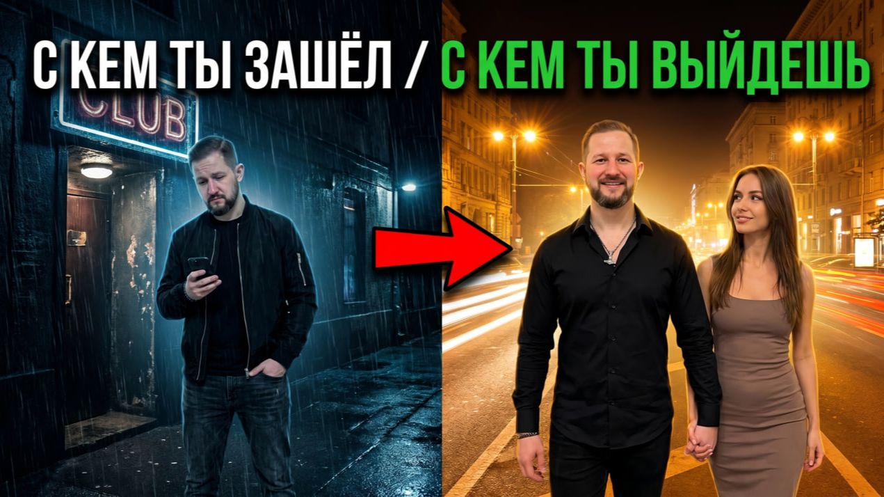 Клубное соблазнение: ПОЛНЫЙ РАЗБОР каждого шага — от входа до выхода, чтобы НЕ УЙТИ ОДНОМУ