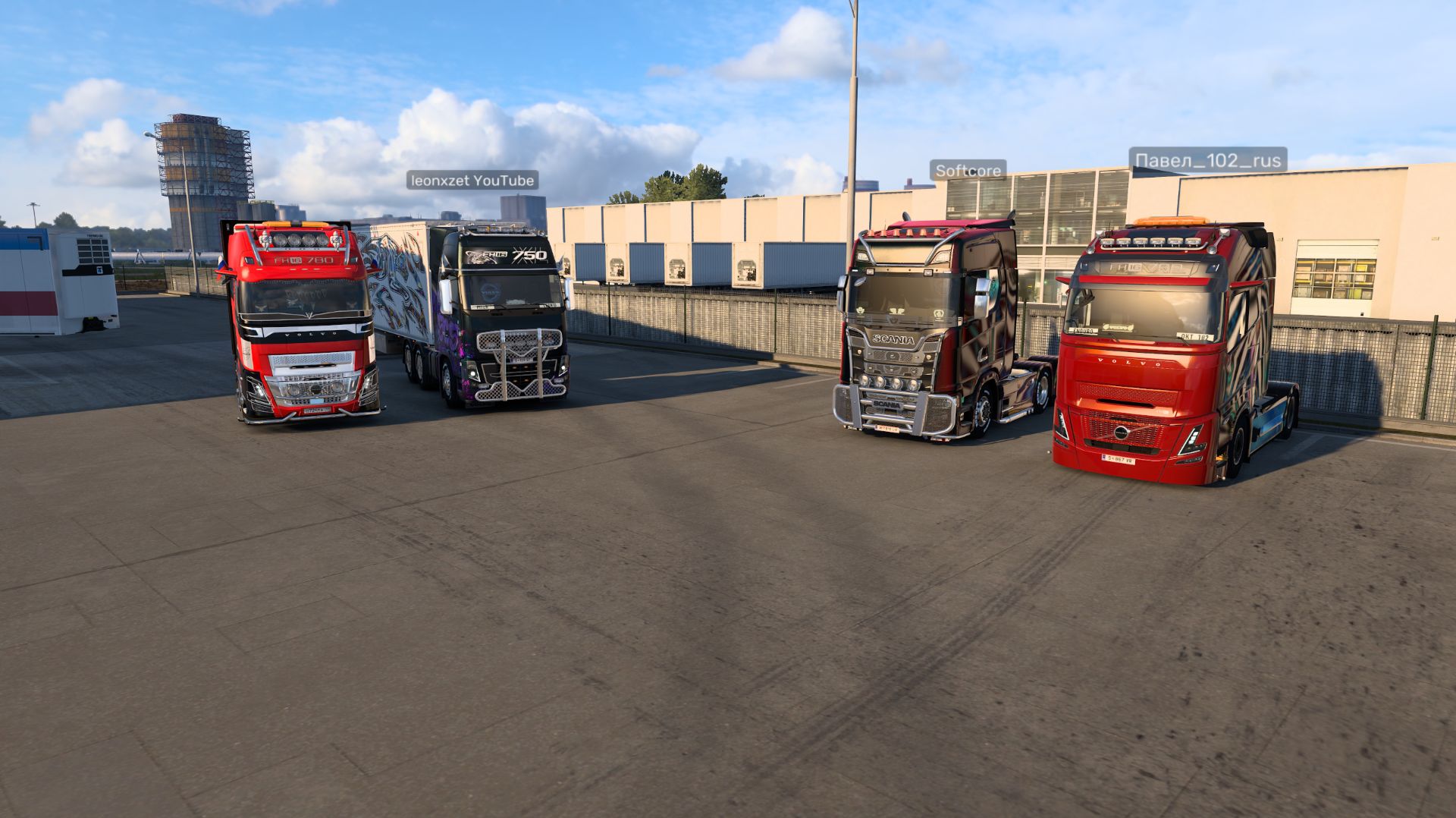 Euro Truck Simulator 2 v 1.60 Конвой со стримером Leonxzet YouTube 25.
