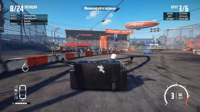 неудачные диванные гонки - Wreckfest