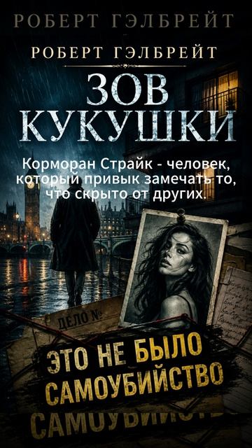Роберт Гэлбрейт   Зов кукушки     #детектив #аудиокнига #слушатьаудиокнигу