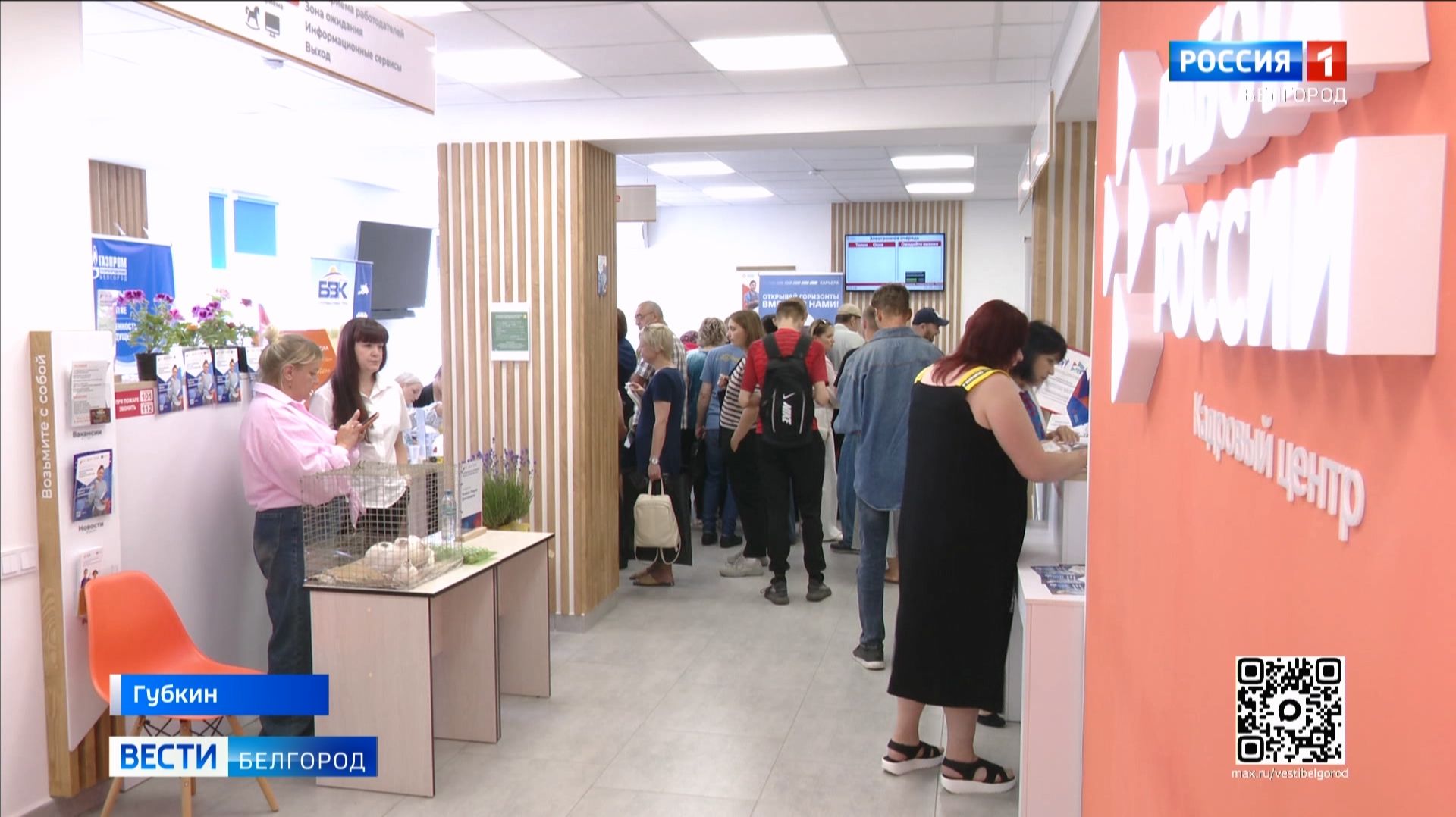 В Губкине прошла Всероссийская ярмарка трудоустройства "Работа России. Время возможностей"
