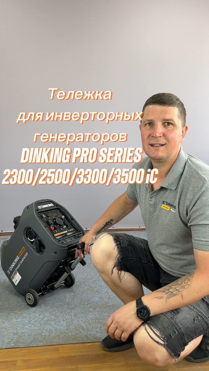Тележка для перевозки инверторных генераторов DINKING 2300/2500/3300/3500 iC