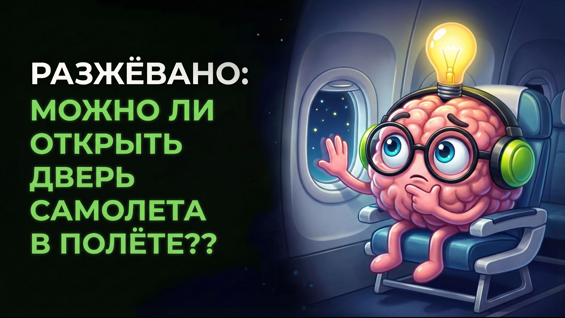 Можно ли открыть дверь самолёта в полёте?