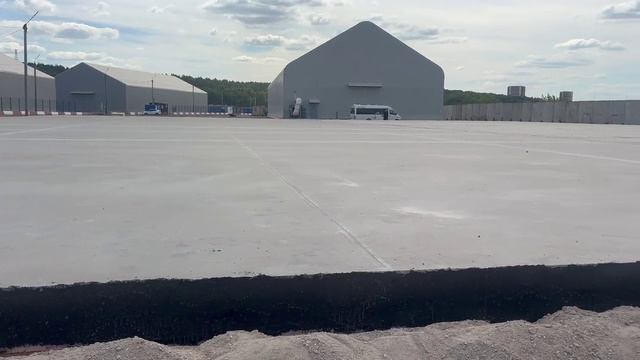Подготовлено основание для монтажа самонесущего склада ПСК Сталь