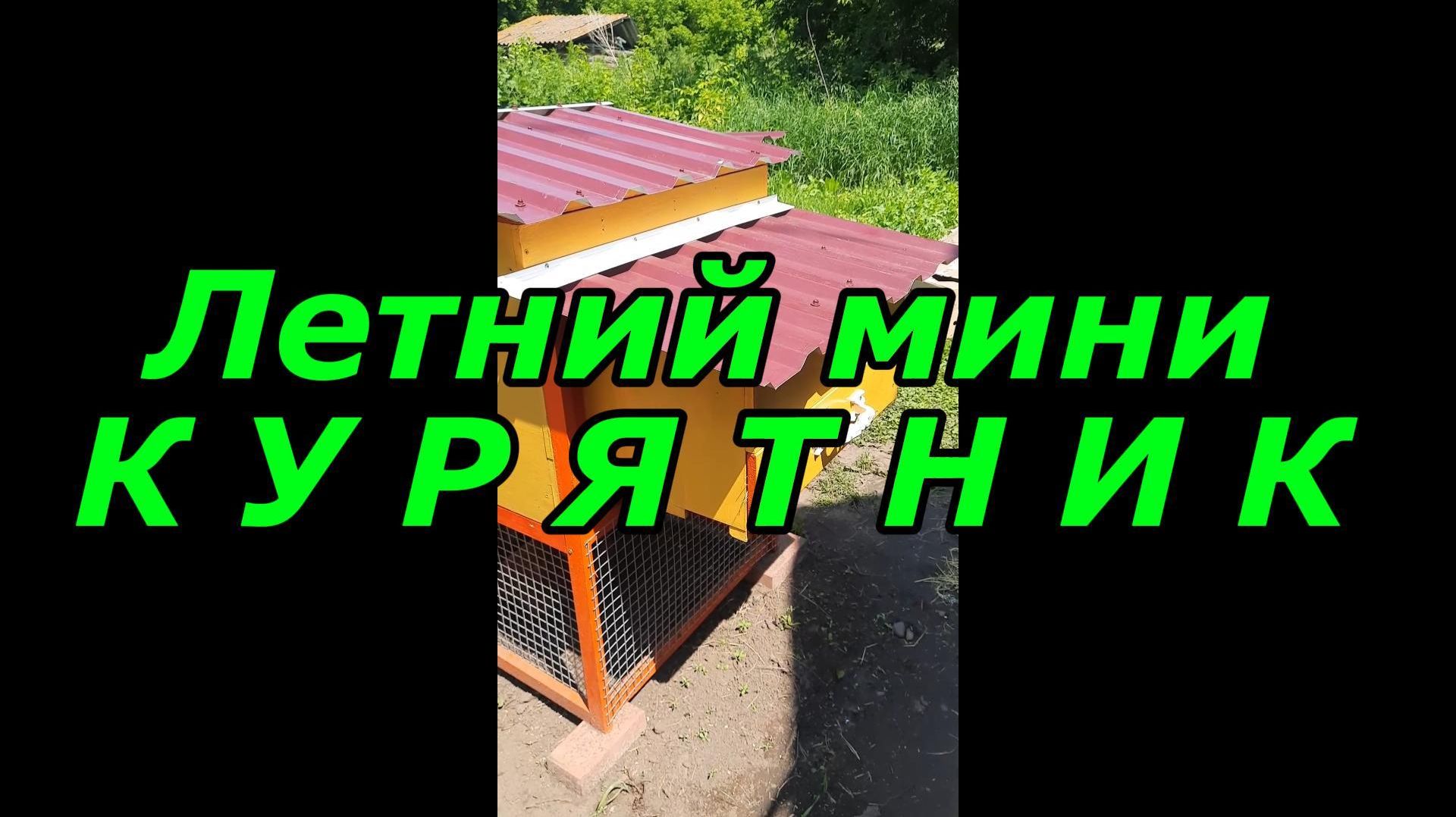 Летний мини Курятник...