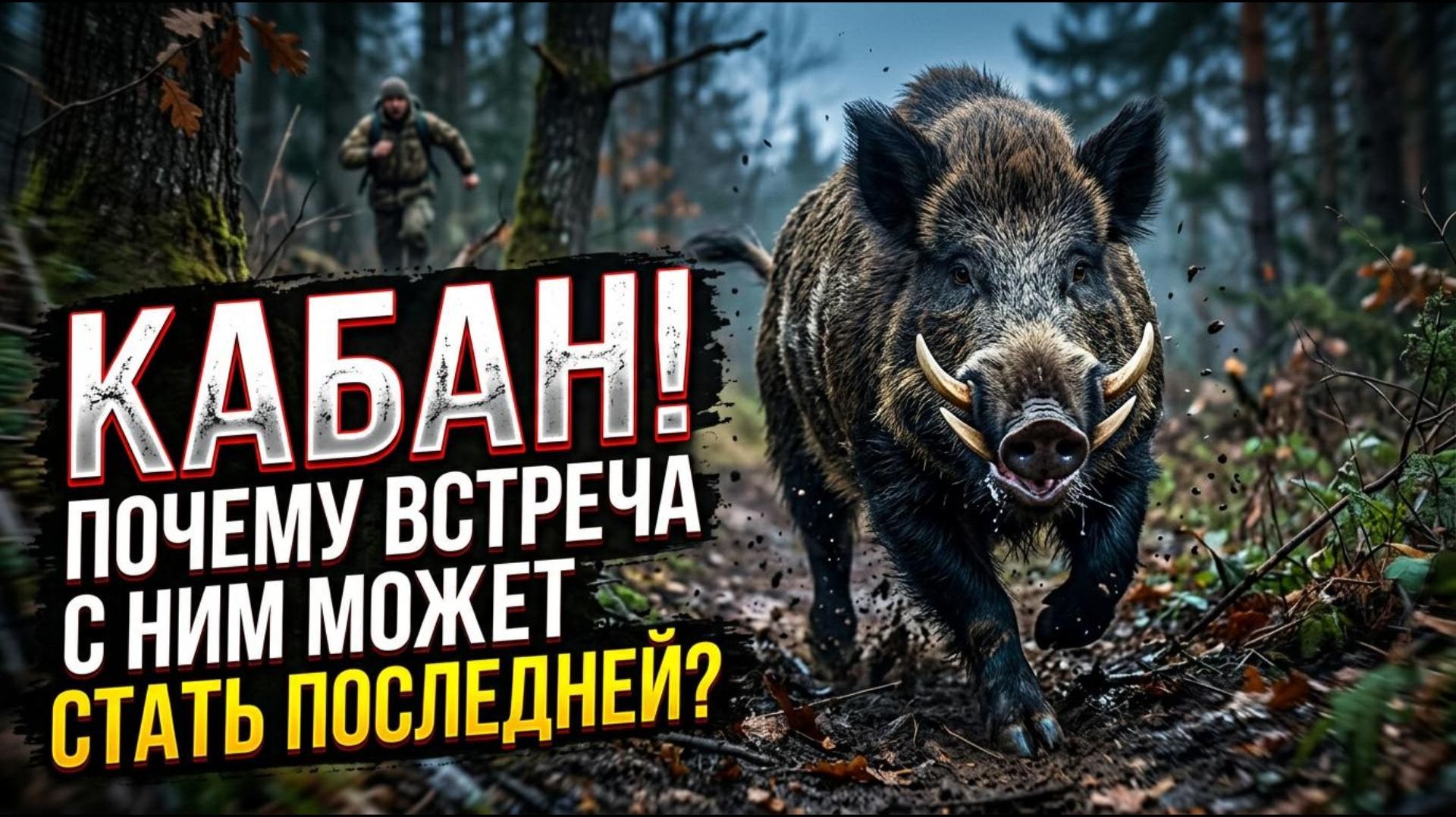 КАБАН! Почему встреча с ним в лесу может стать последней?