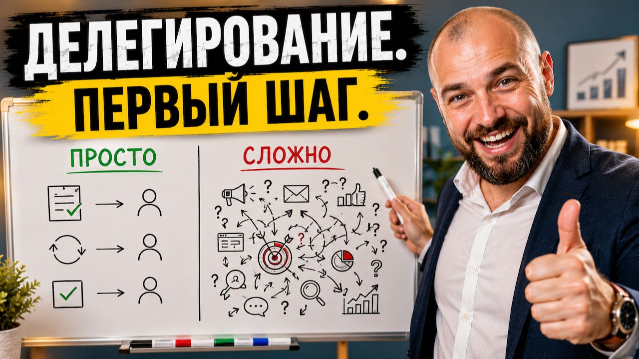 Делегирование. Первый шаг