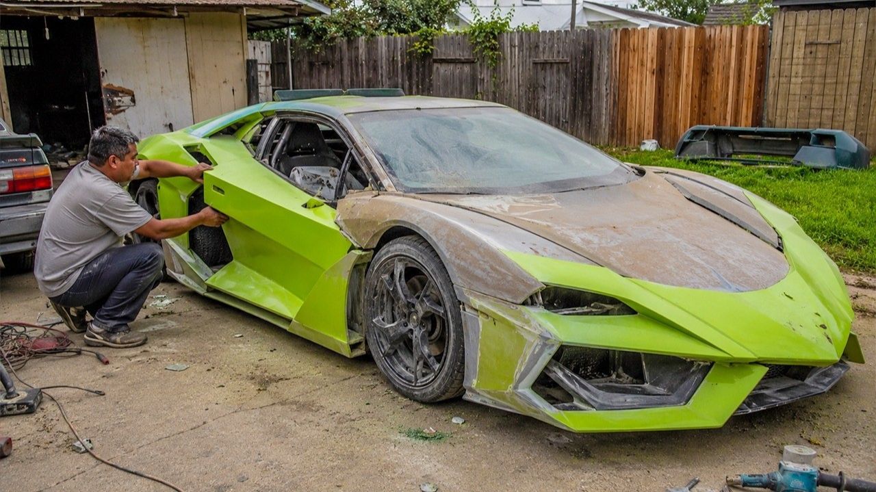 Превратил старый автомобиль за 200 долларов в Lamborghini за 2 миллиона долларов! (1080p)