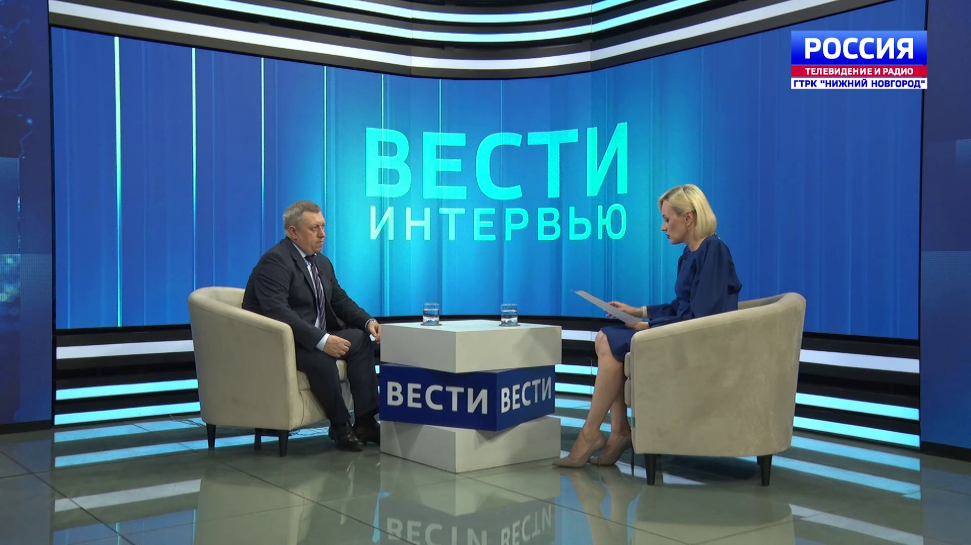 "Вести-Интервью". Гость программы - Роман Голубин