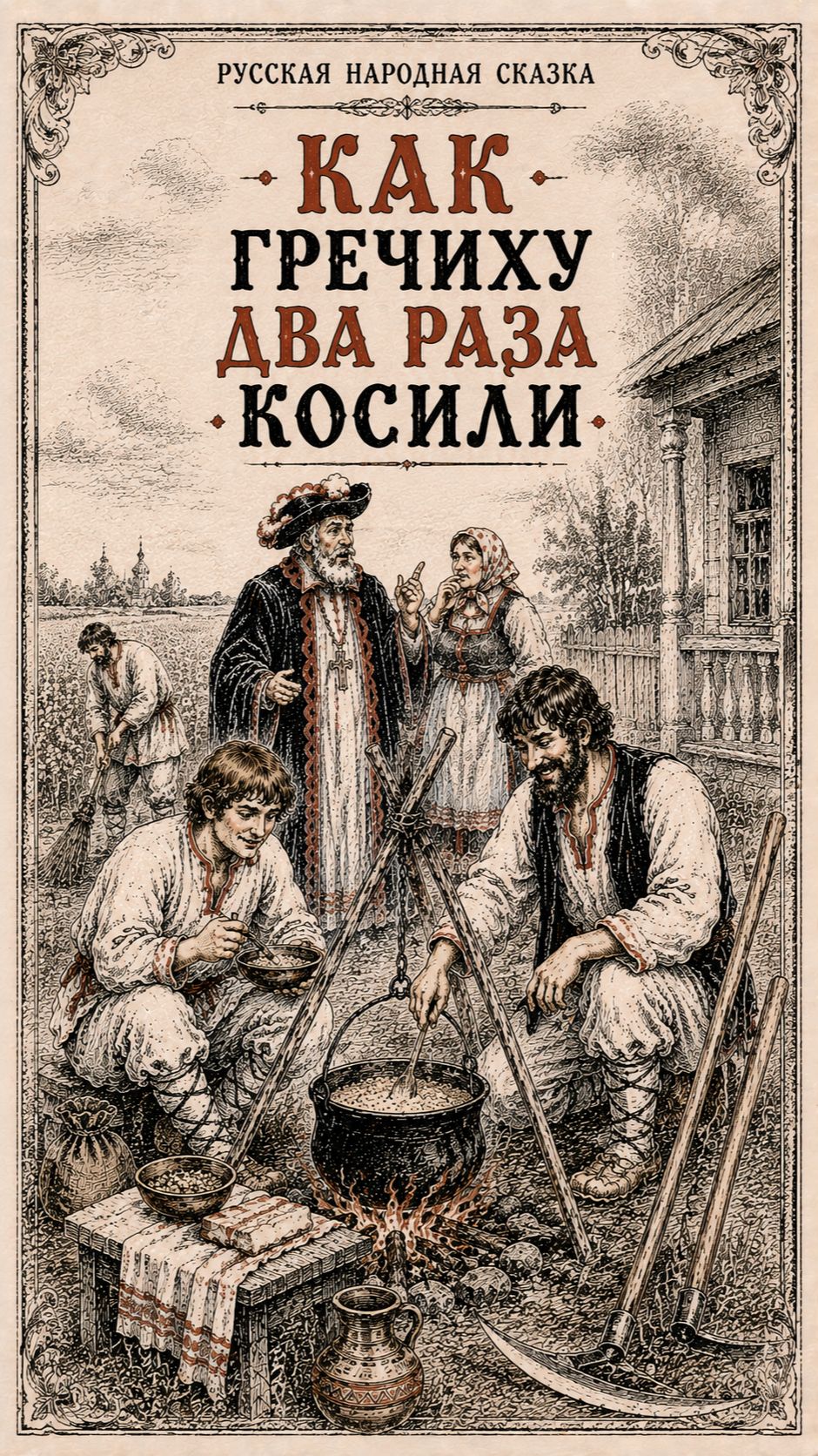 📖 Как гречиху два раза косили — Русская народная сказка | Аудиокнига  #Аудиокнига #MP3 #WAV