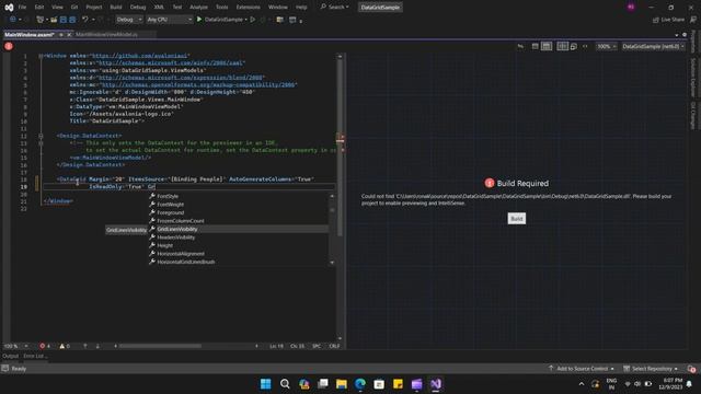 #10 AvaloniaUI - Знакомство с элементом управления 'Data Grid'