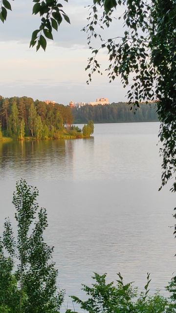 На закате