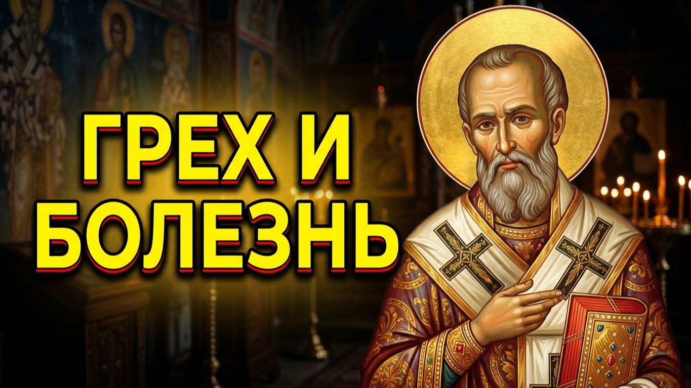 Святые отцы Предупреждают! Тайная и Явная связь между Грехами и болезнями...