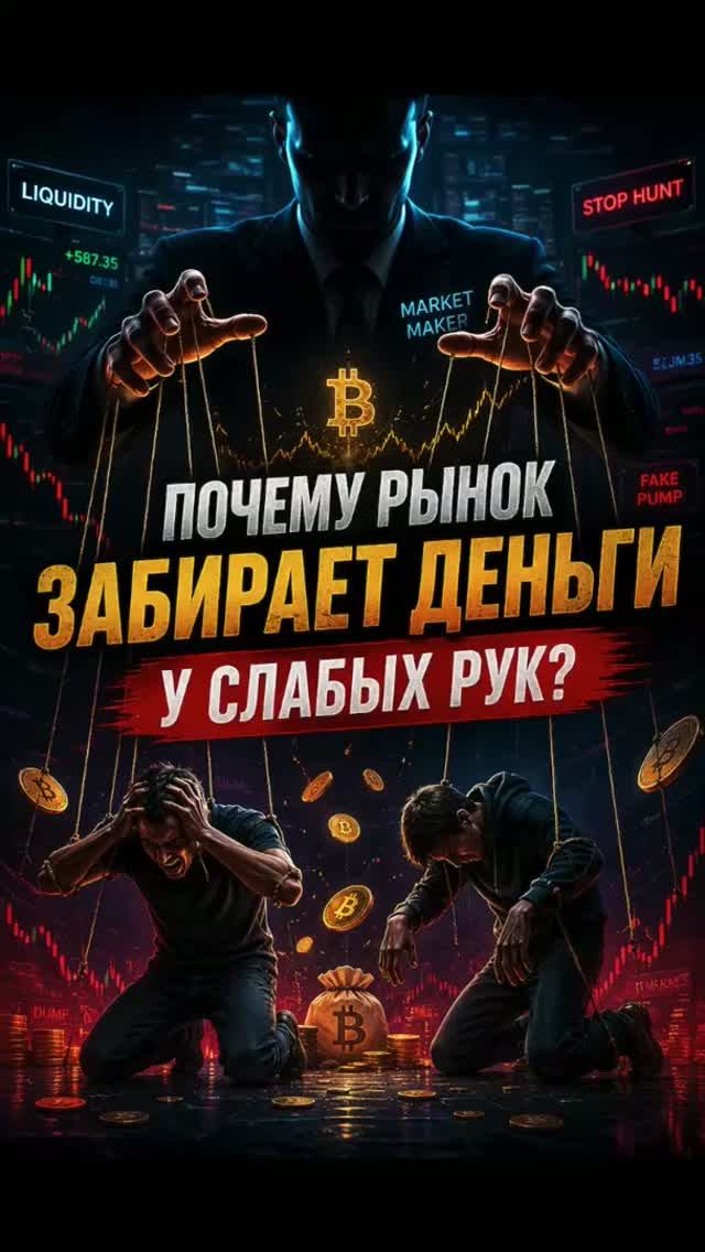 ПОЧЕМУ РЫНОК ЗАБИРАЕТ ДЕНЬГИ У СЛАБЫХ РУК?