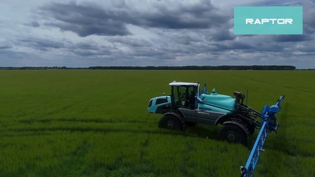 Самоходный опрыскиватель Berthoud Raptor - полевая демонстрация в ГК «Продимекс»
