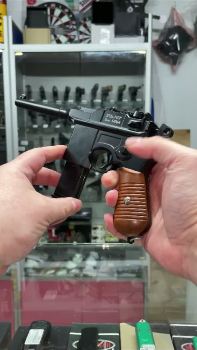 Страйкбольный пистолет Stalker SA96M Spring (Mauser C96)