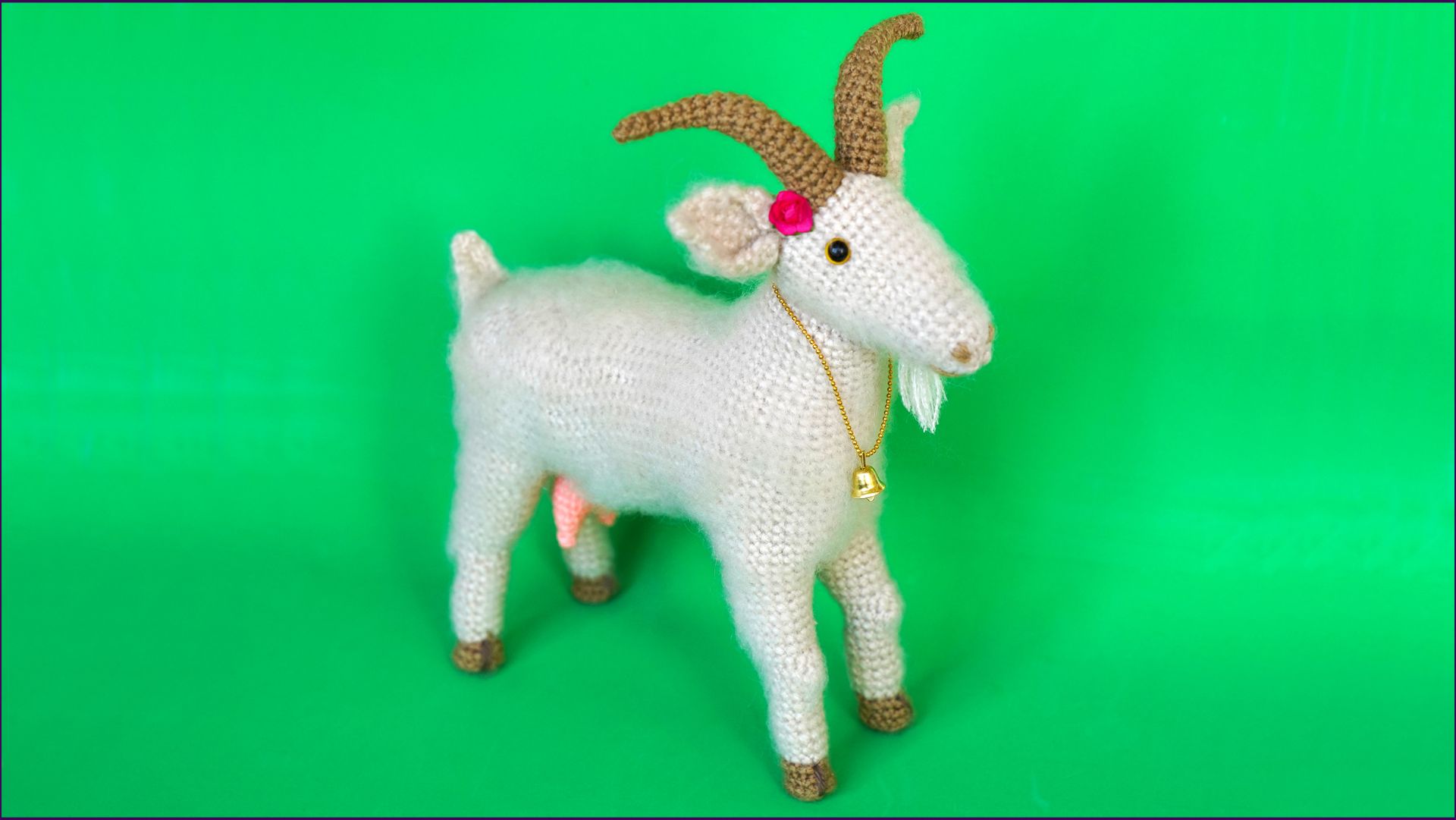 Коза крючком. Вязание крючком игрушки. Часть 2.