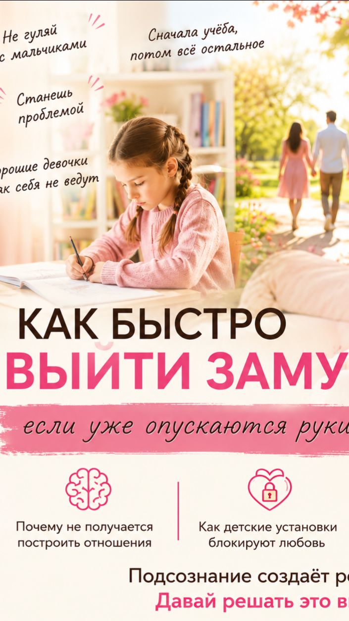 КАК БЫСТРО ВЫЙТИ ЗАМУЖ, ЕСЛИ УЖЕ ОПУСКАЮТСЯ РУКИ