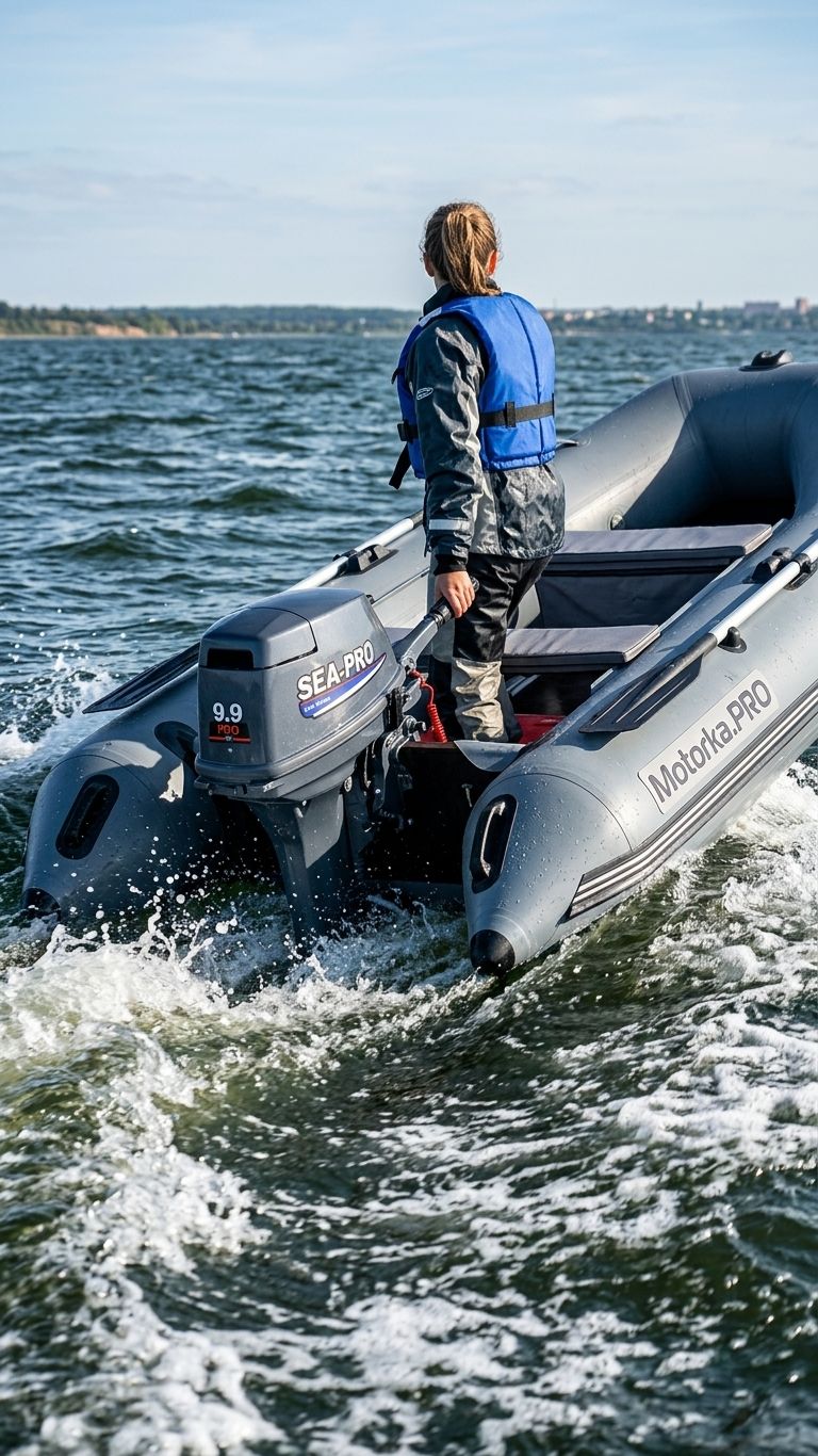 Первый запуск в бочке Sea-pro 9.9 PRO (18 лс.)