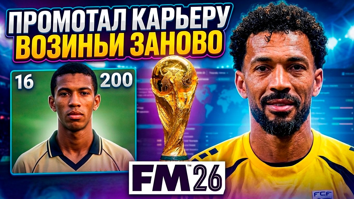 Я ПЕРЕЗАПУСТИЛ КАРЬЕРУ ВОЗИНЬИ В FM26