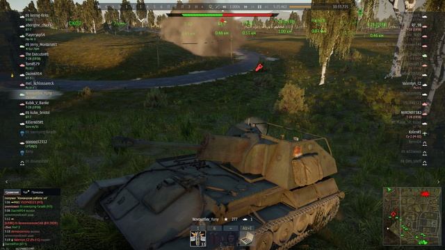 War Thunder. Бой №86. Северск-13. Захват 3. Низ. Поражение.