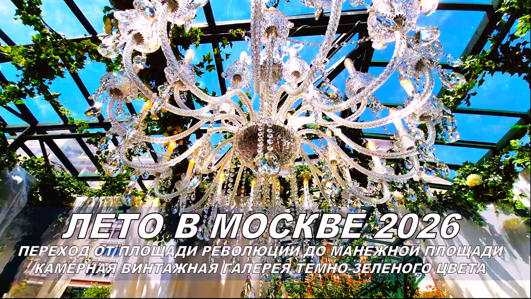 Лето в Москве 2026. Фестиваль "Сады и цветы" в переходе от площади Революции до Манежной площади