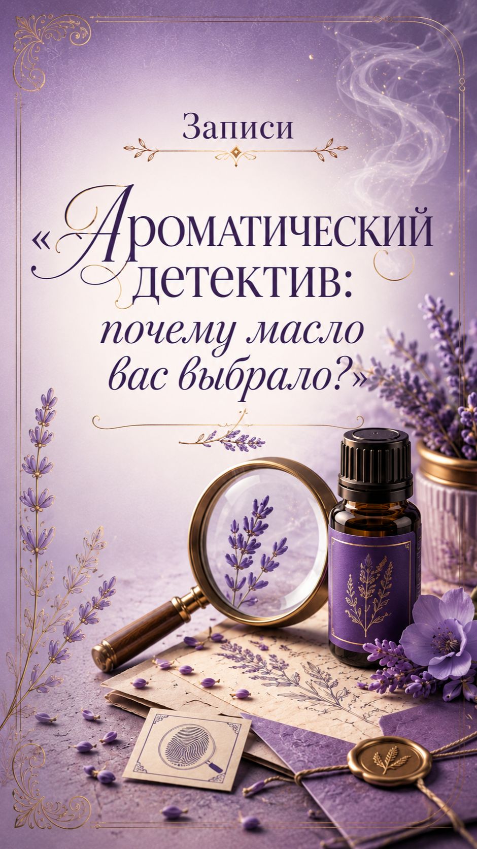 Запись вебинара «Ароматический детектив: почему масло вас выбрало?»  Др.Ульвия Голденбрук