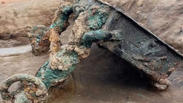 В Испании археологи нашли уникальную колесницу возрастом 2500 лет