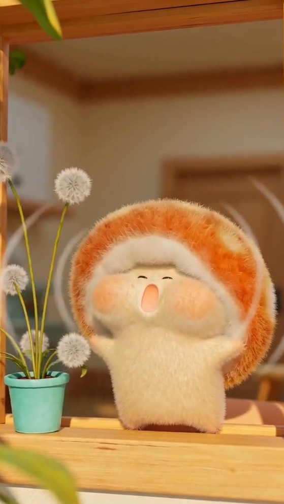 Волшебное утро грибочка Туту 🍄✨