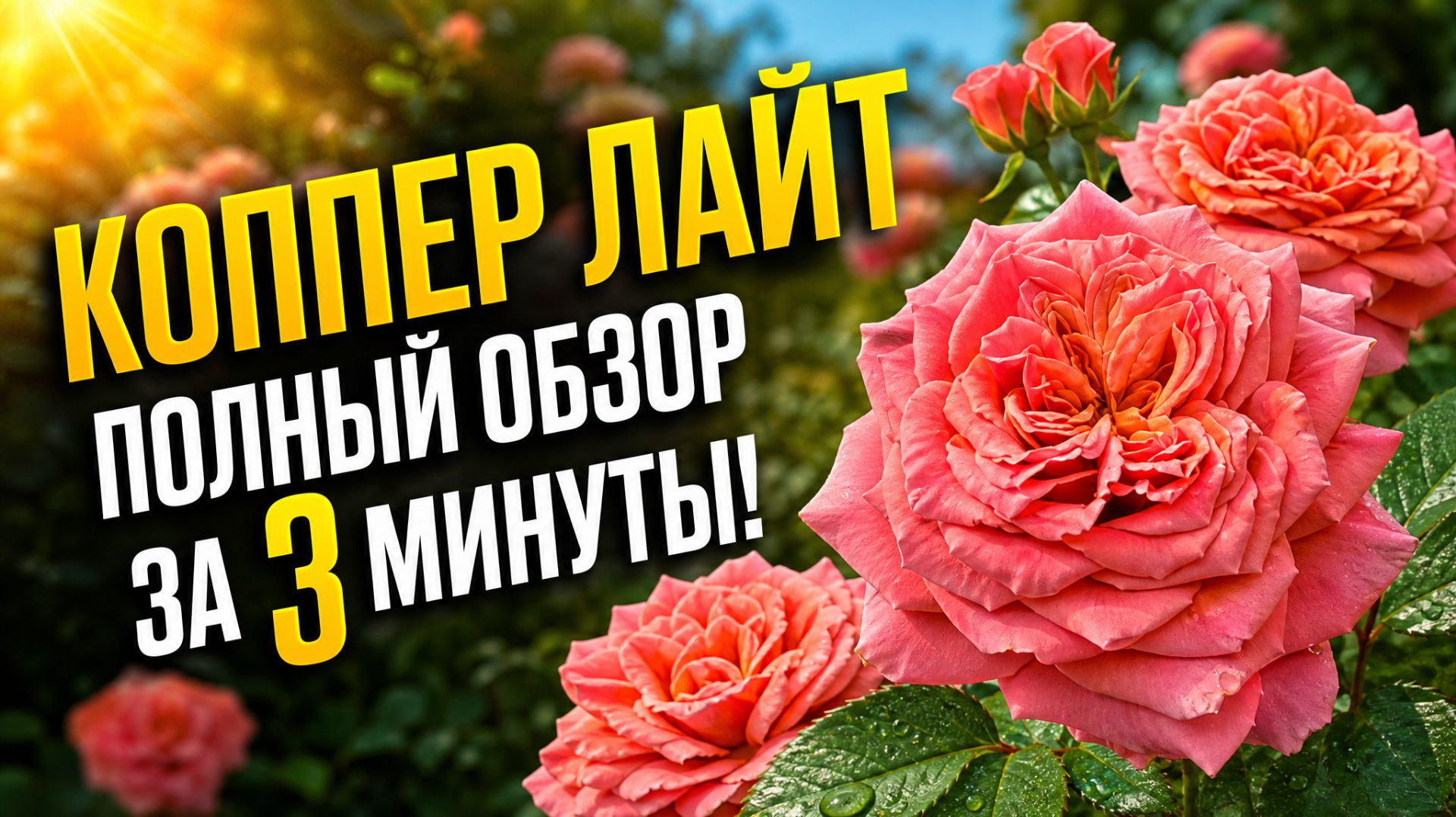 РОЗА КОППЕР ЛАЙТ ОБЗОР ЗА 3 МНУТЫ!