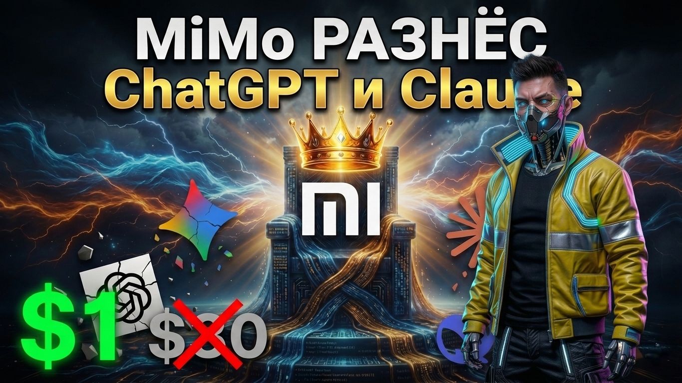 НЕЙРОСЕТЬ MiMo ВЫНЕСЛА ChatGPT ЗА КОПЕЙКИ