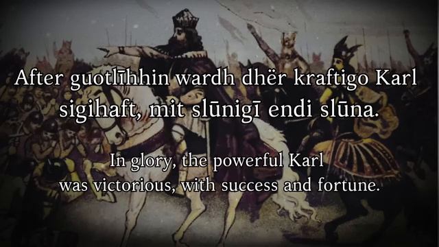 Charlemagne - Song in Old High German Old Saxon and Latin | The Skaldic Bard