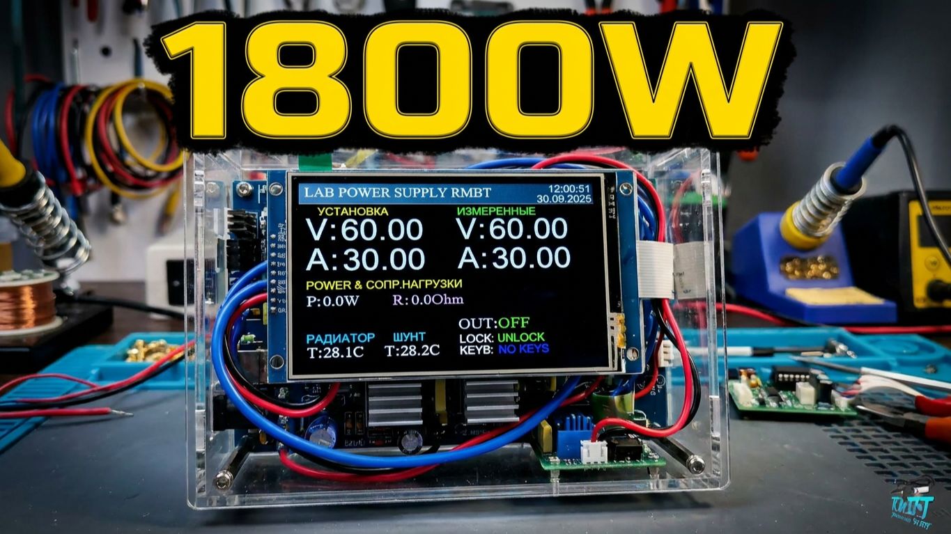 Не БП, а КОМБАЙН! Собираем ЛБП 0-60В 30А 1800Вт своими руками