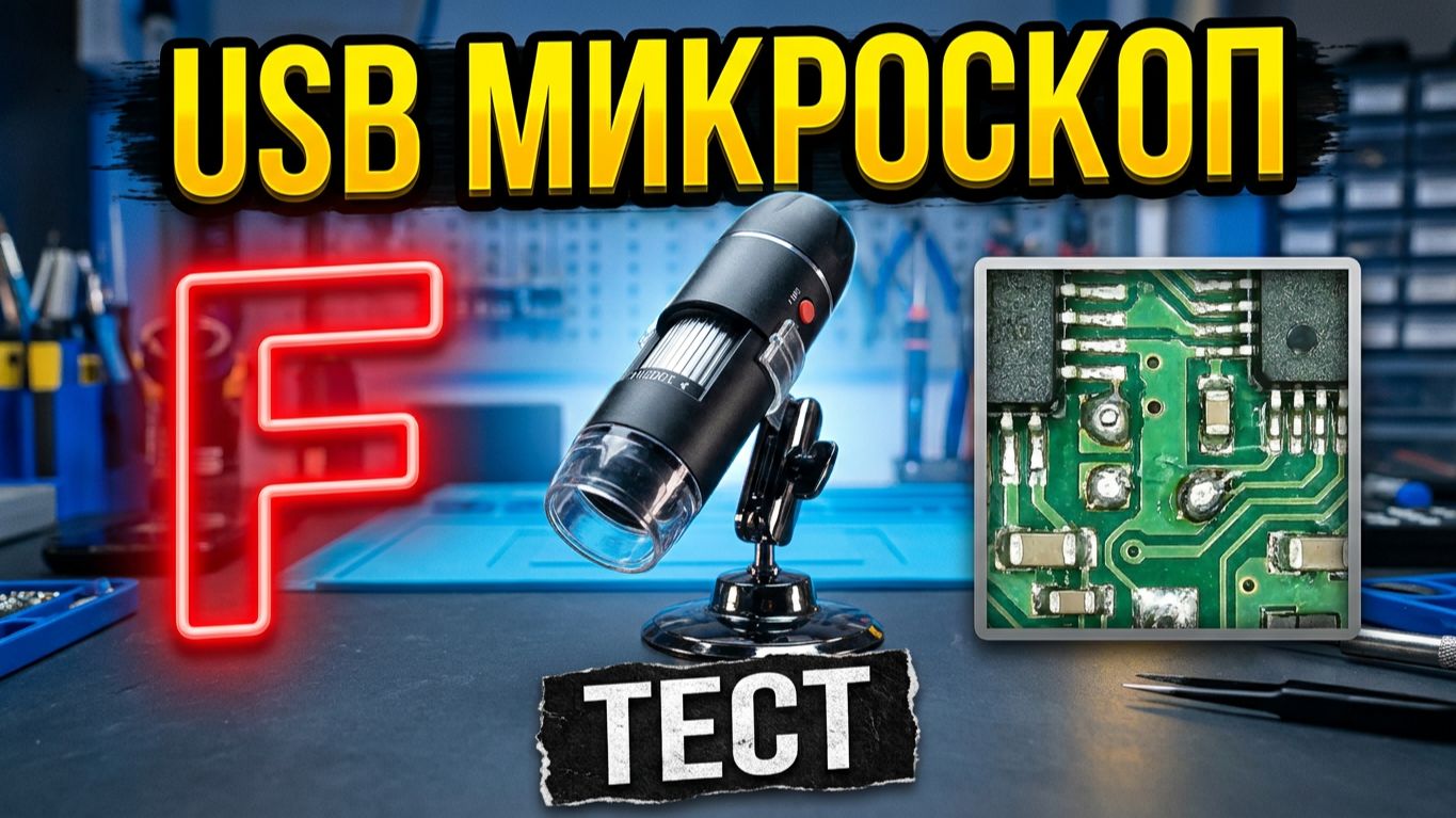 USB МИКРОСКОП — Игрушка или мощный инструмент? (Тест + Сравнение)