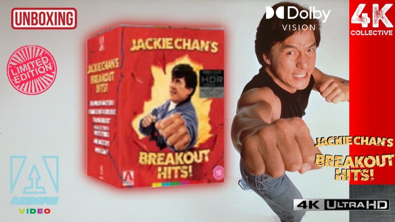 Jackie Chan’s Breakout Hits Arrow Video 4K UltraHD Blu-Ray Limited Edition Unboxing