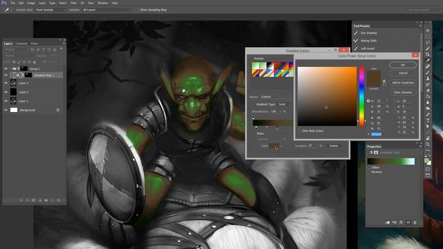 04 - Gradient Map Recoloring