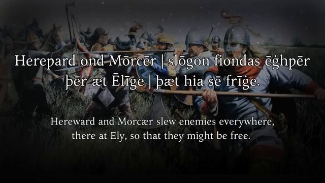 Hereward the Wake - Song in Old English (Northumbrian) | The Skaldic Bard