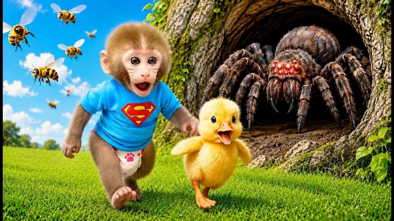 🐒Приключения обезьянки и её друзей