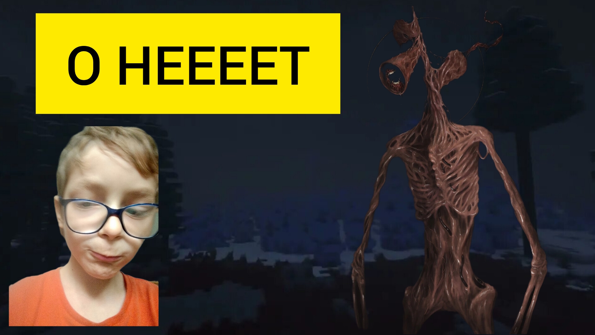 я попал в мир с сереноголовым в Майнкрафте😰
