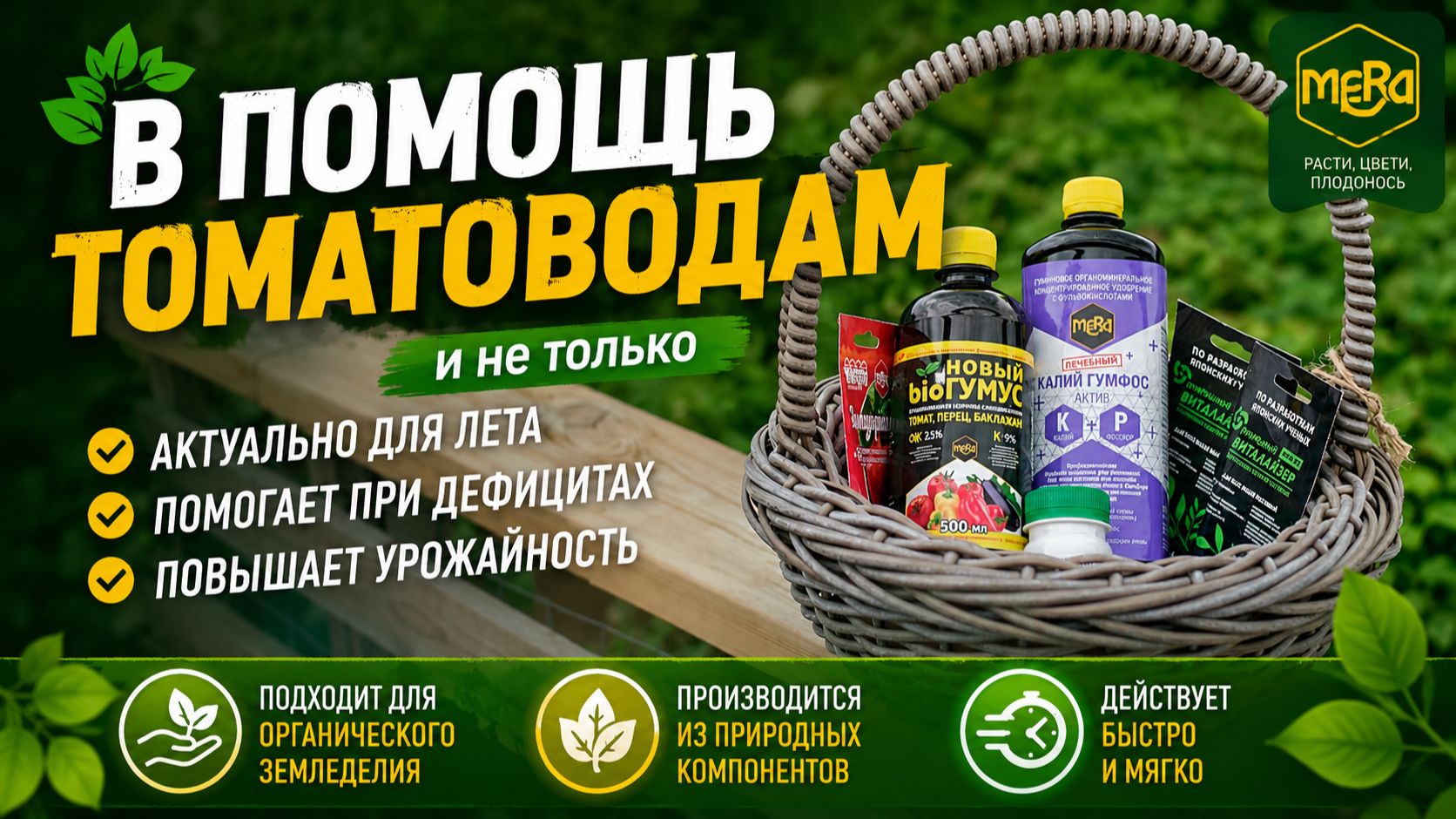 Повышаем урожайность томатов на 30% - БИОпомощники и природные катализаторы плодоношения.